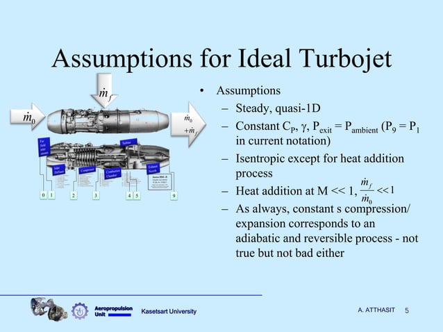 Aircraft Propulsion - Ideal Turbojet Performance | PDF | Physics | Science