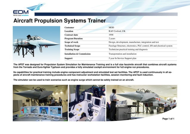 Aircraft Propulsion Systems Trainer (Apst) | PDF