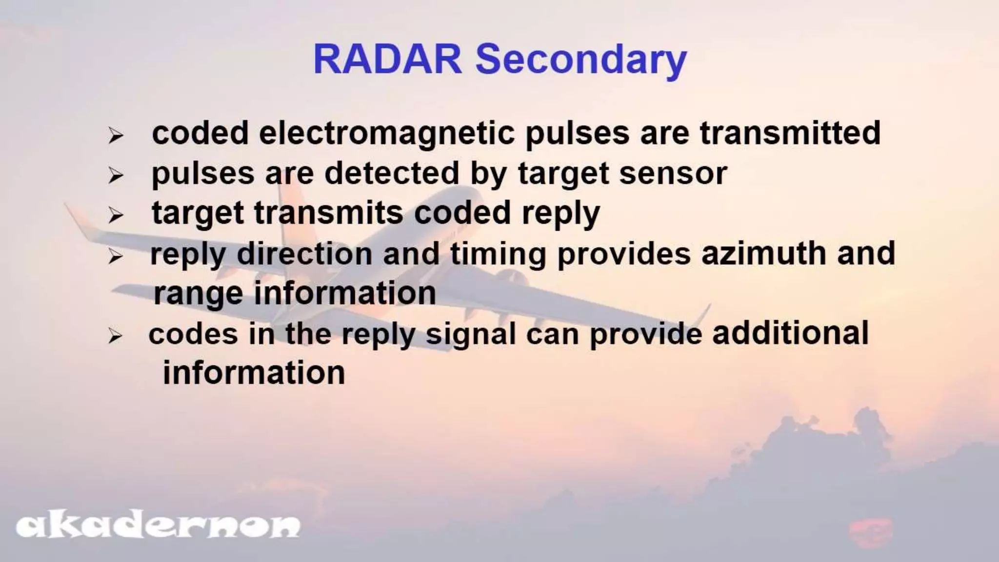 Basic Avionics | Aircraft radars ch-5 | PPSX