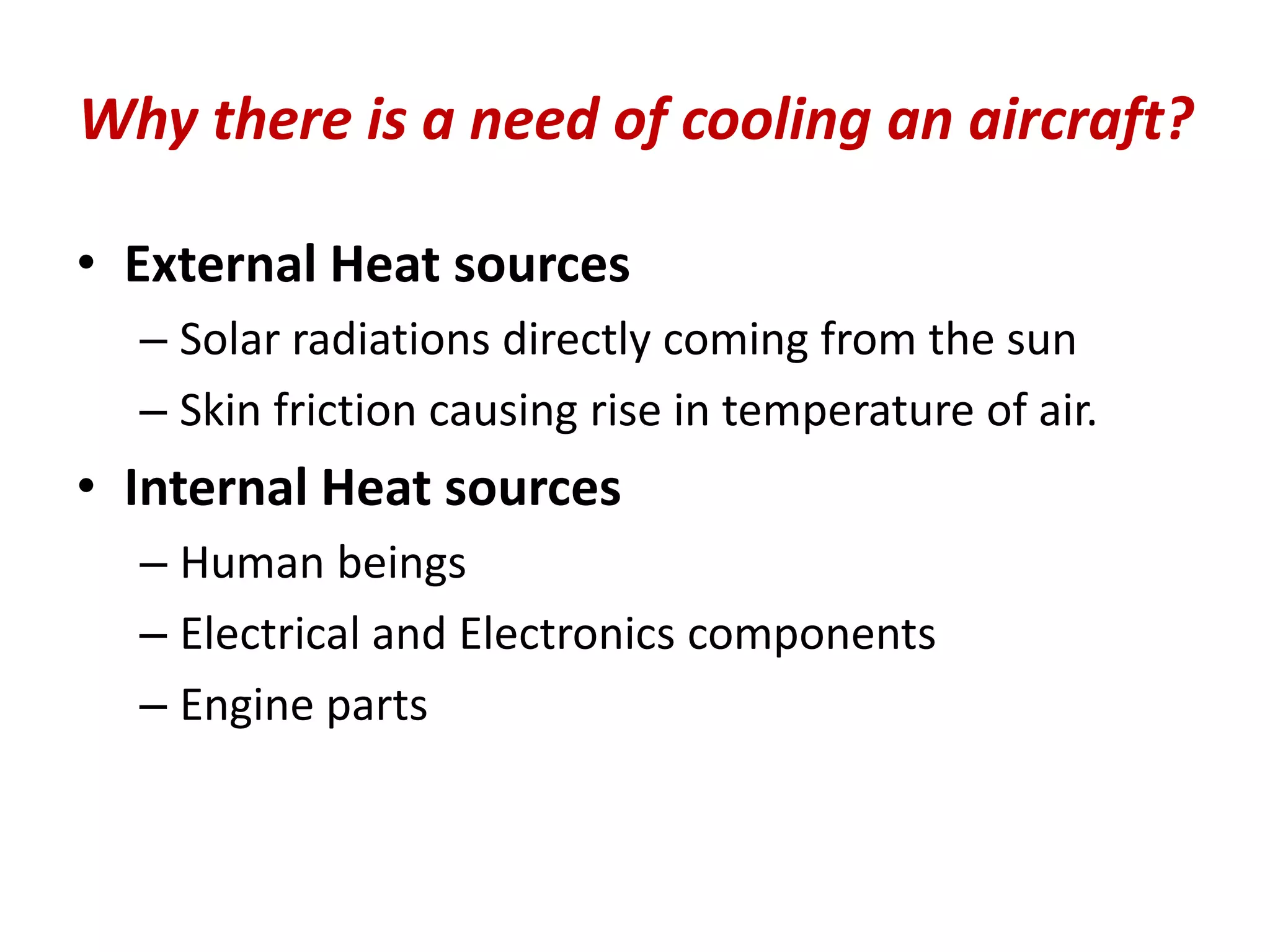 Aircraft refrigeration system | PDF