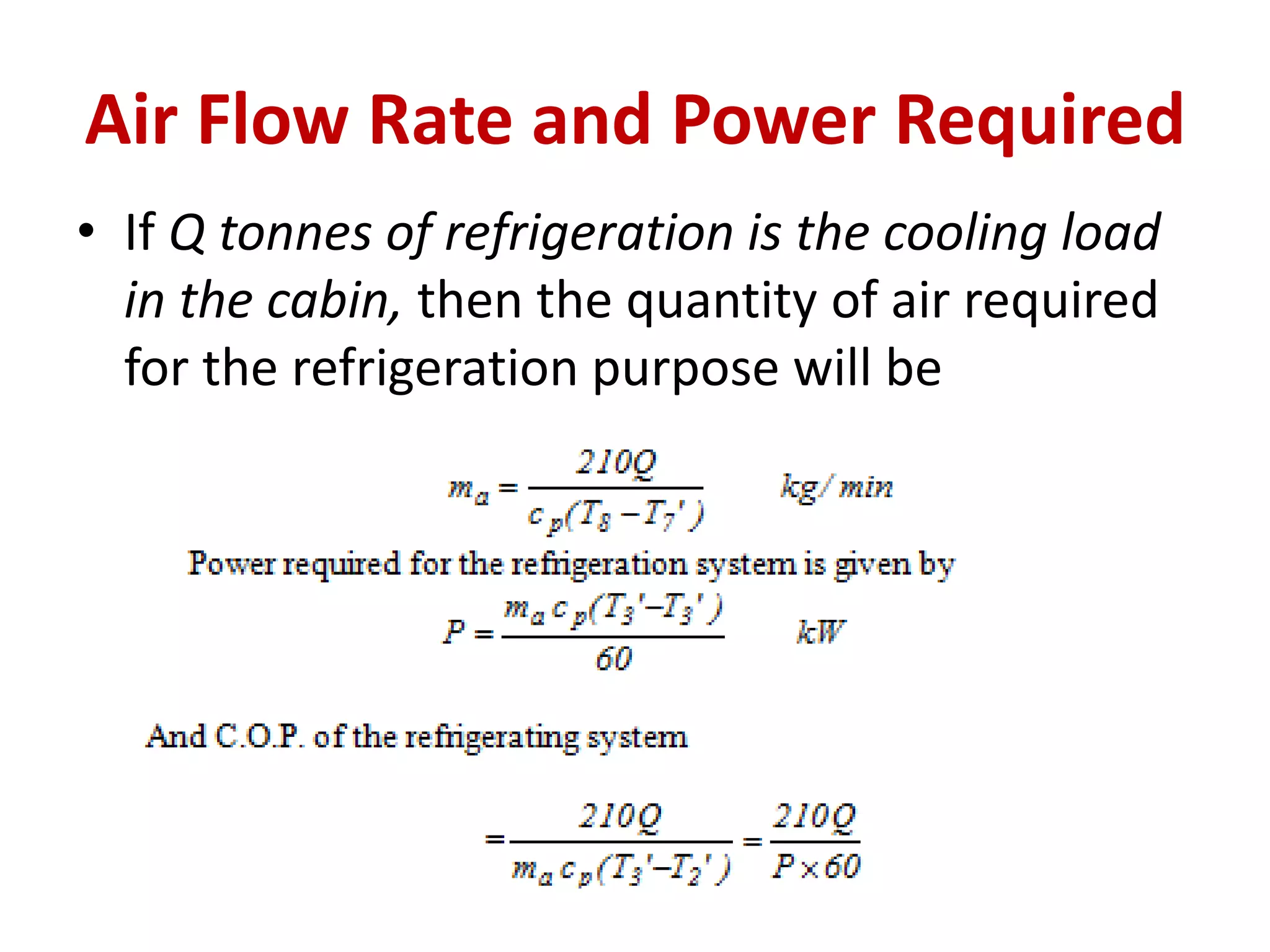Aircraft refrigeration system | PDF