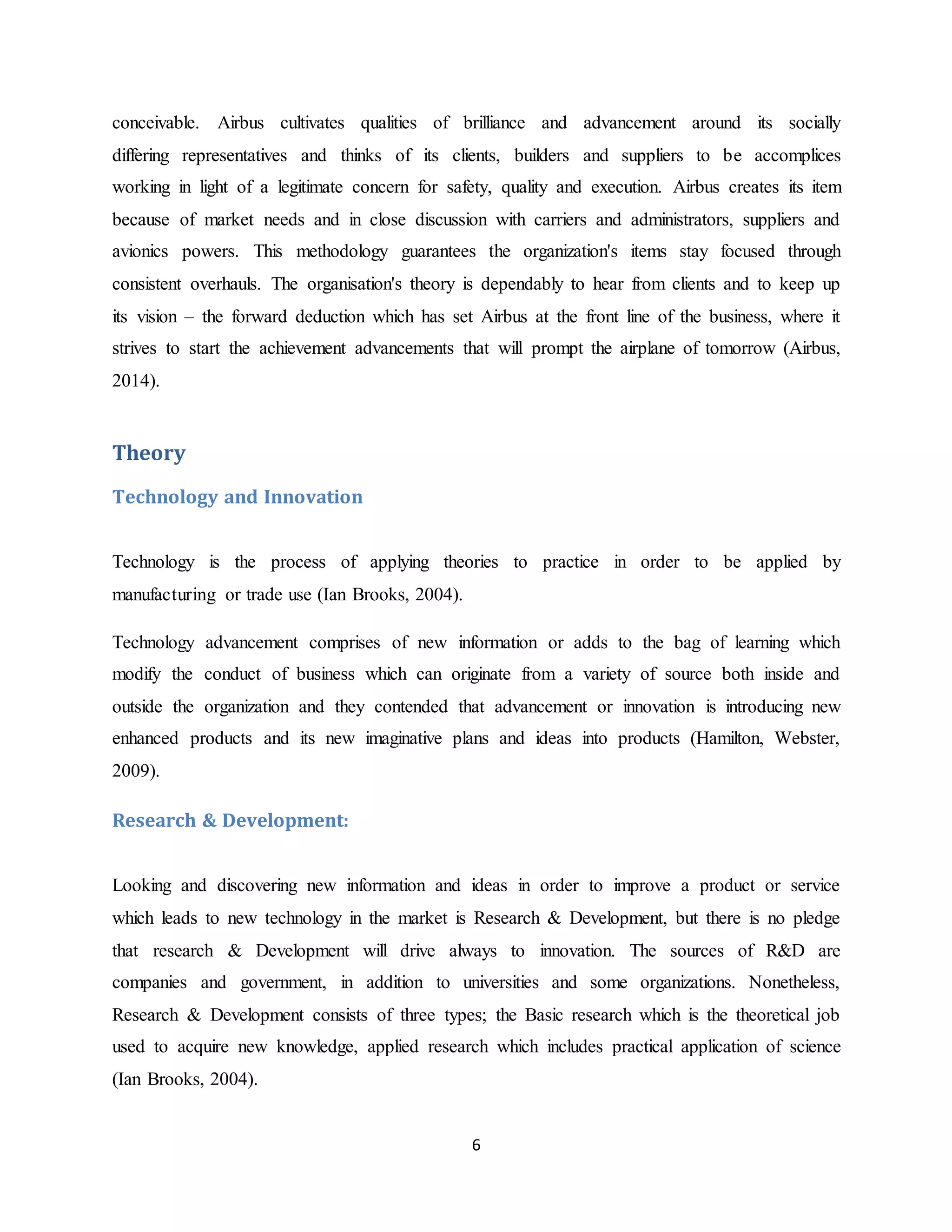 Airbus & Boeing Activities in new Development Technology | PDF