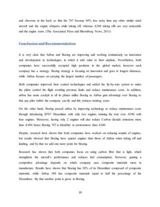 Airbus & Boeing Activities in new Development Technology | PDF