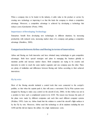 Airbus & Boeing Activities in new Development Technology | PDF