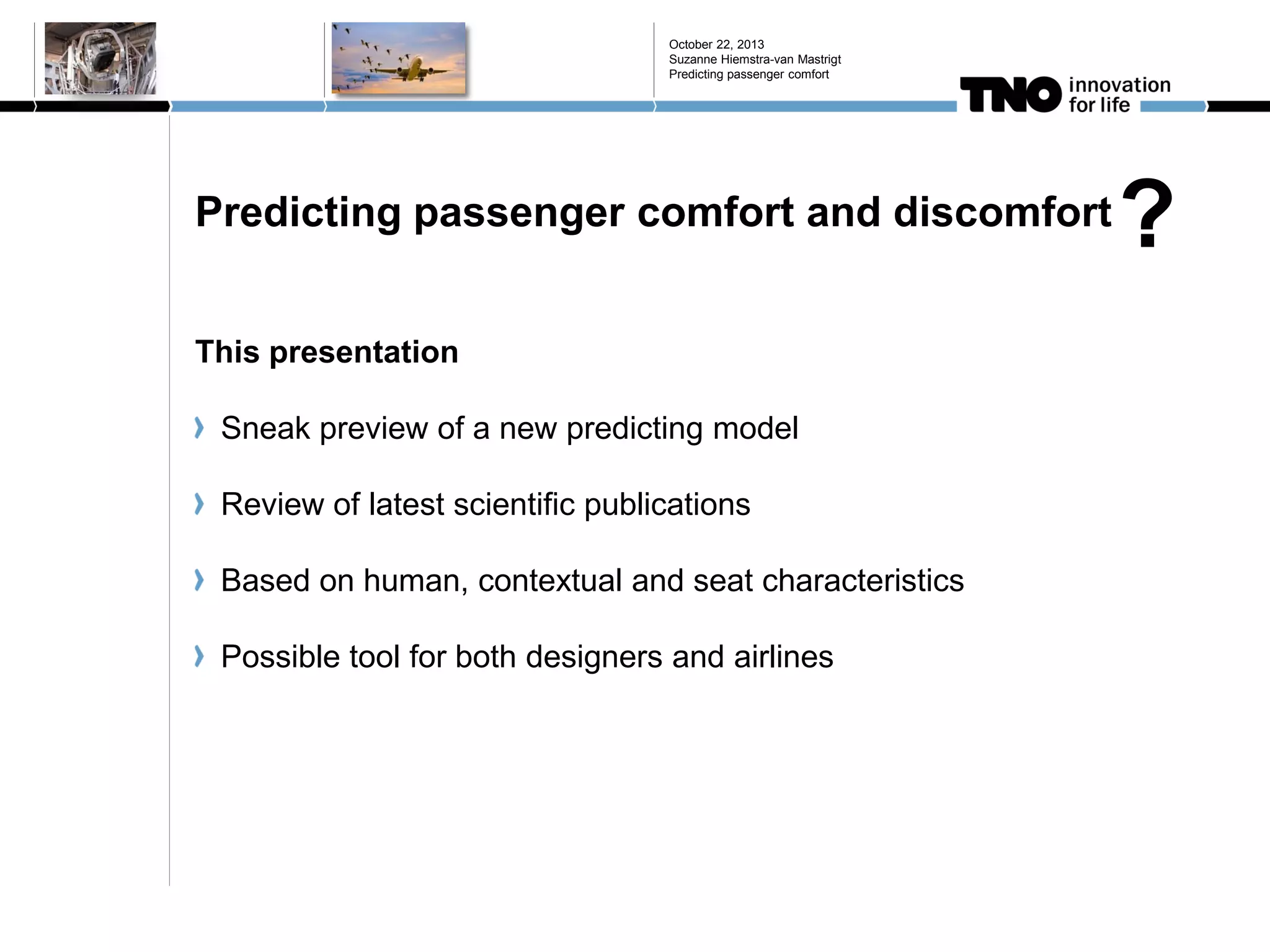 Predicting passenger comfort and discomfort perception | PDF