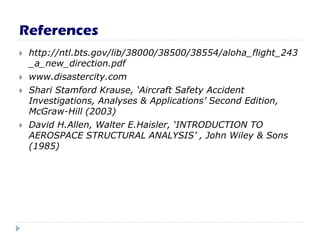 Project of Aircraft Structure Failure | PDF