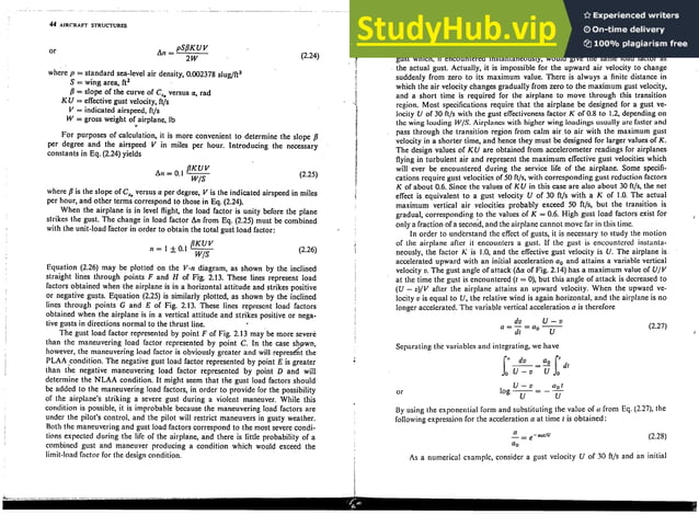 Aircraft Structures-D J.Peery | PPT