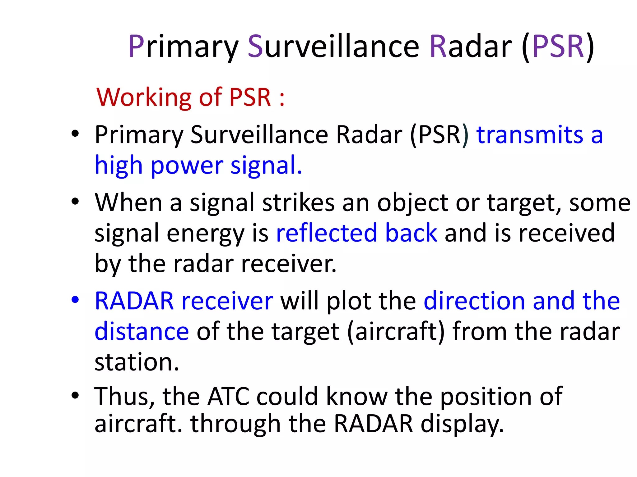 Air craft surveillance | PPTX
