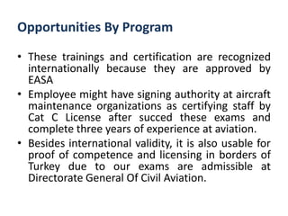 Aircraft systems engineering (Cat C License) | PPTX