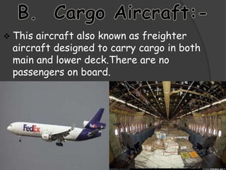 Aircraft types and structure | PPTX