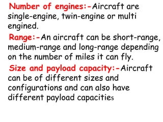 Aircraft types and codes.pptx types of code | PPTX