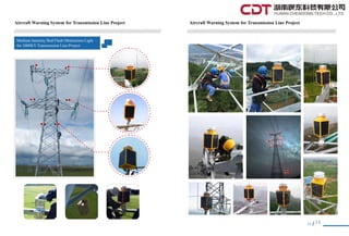 Aircraft warning system for transmission line project | PPT