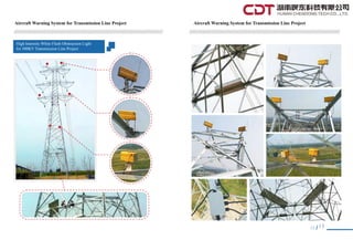 Aircraft warning system for transmission line project | PPT