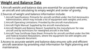 AIRCRAFT WEIGHT AND BALANCE PRESENT.pptx