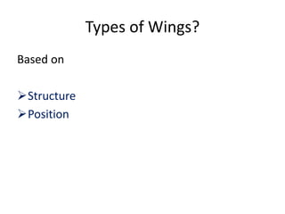 Aircraft wing | PPTX