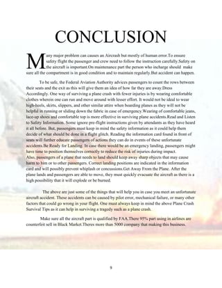 Major Aircrash | DOCX | Air Travel | Travel Type