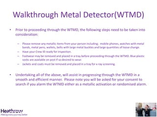 Air crew compliance procedures heathrow airport | PPTX