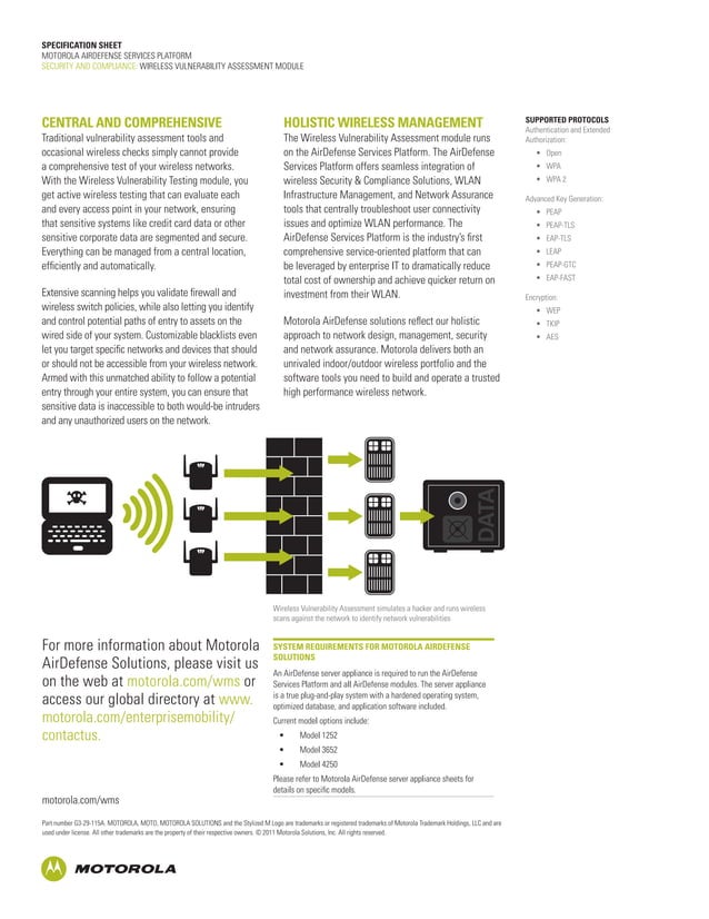 Air defense wireless_vulnerability_assessement_module_spec_sheet | PDF ...