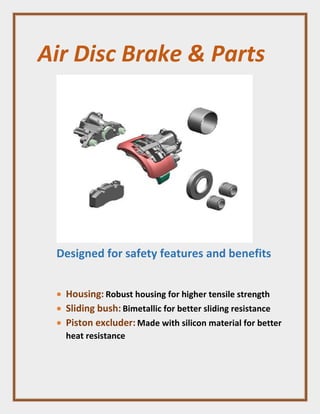 Air Disc Brake & Parts | PDF