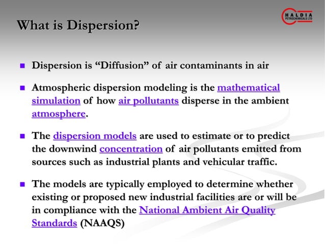 Air_Dispersion_Modeling_&_ALOHA.ppt | Indoor Environmental Quality ...