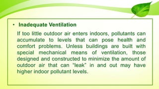 Air distribution system design and indoor air quality comfort and ...