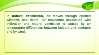Air distribution system design and indoor air quality comfort and ...