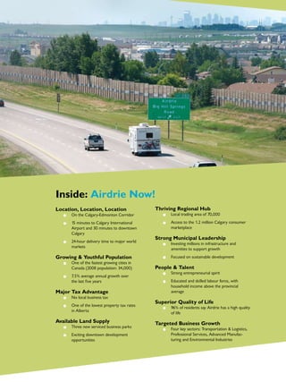 Airdrie Business Investment Profile | PDF