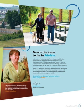 Airdrie Business Investment Profile | PDF