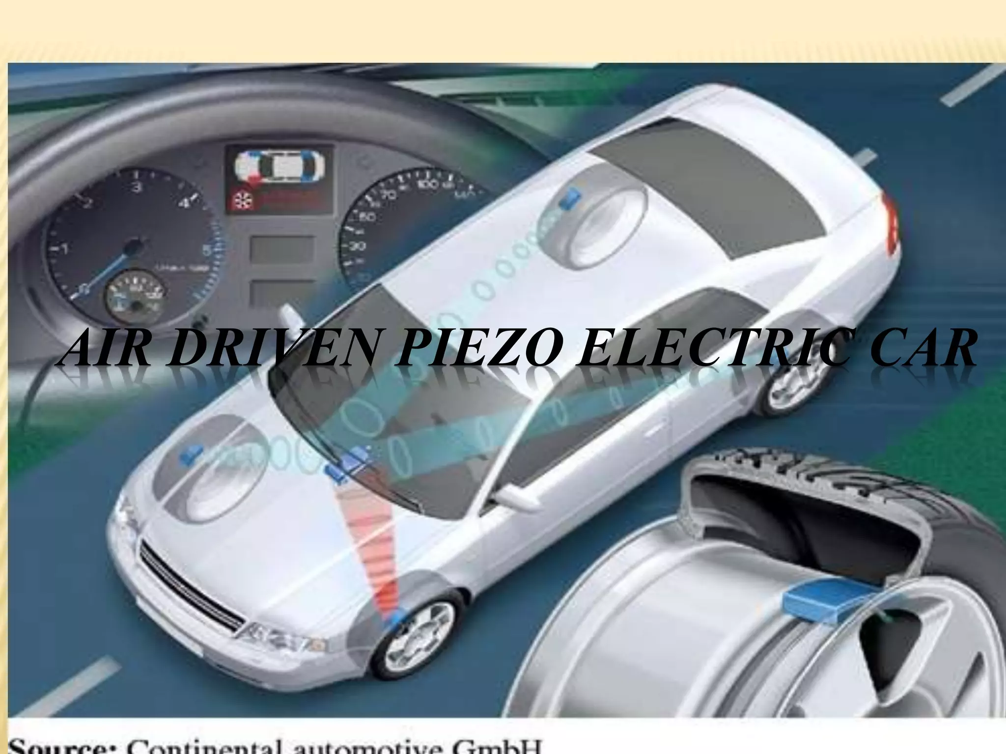 Air driven piezoelectric car | PPTX