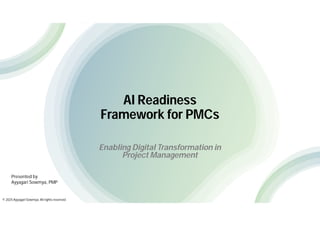 AI Readiness Framework for Project Management Consultancies (PMCs) | PDF