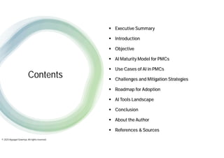 AI Readiness Framework for Project Management Consultancies (PMCs) | PDF