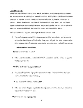 Aire and angel by john donne | DOCX