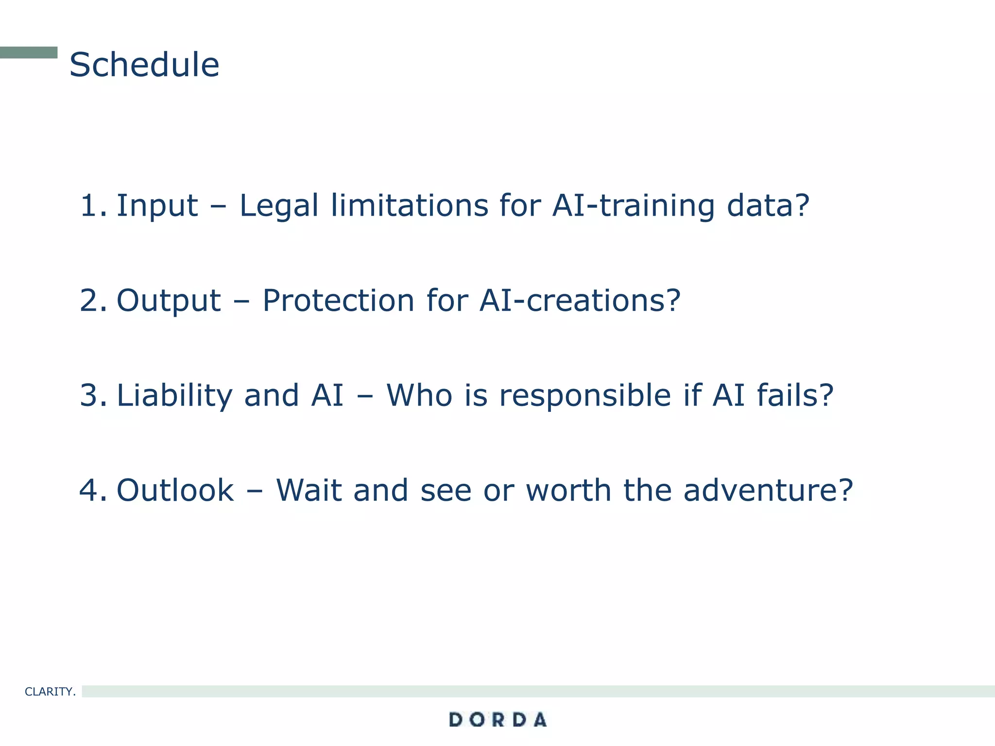 [DSC DACH 23] AI Regulation - How to implement AI legally compliant ...