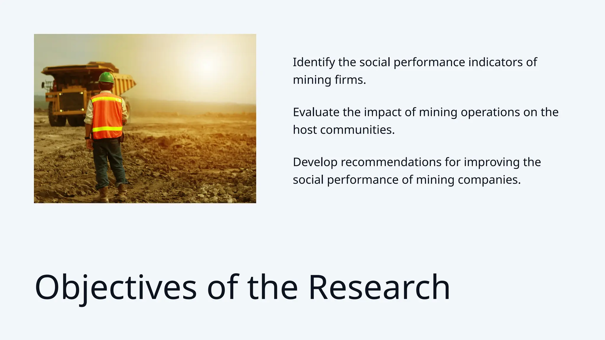 Improving Social Performance in Mineral Mining | PPT