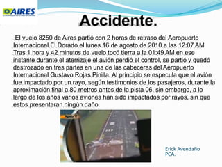Aires vuelo 8250 | PPTX
