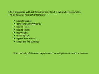 Air experiments | PPT