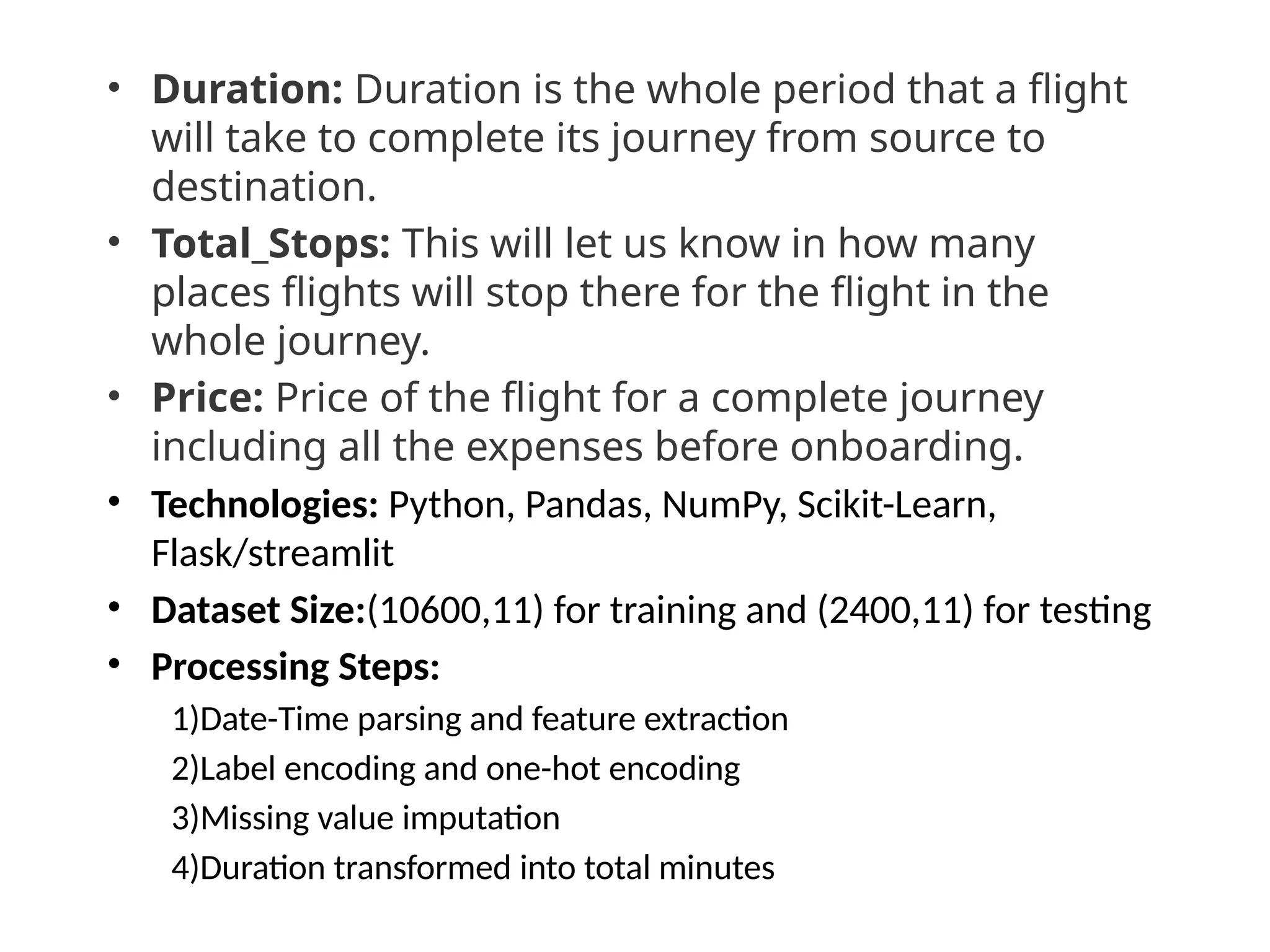 airfare prediction using machine learning | PPTX