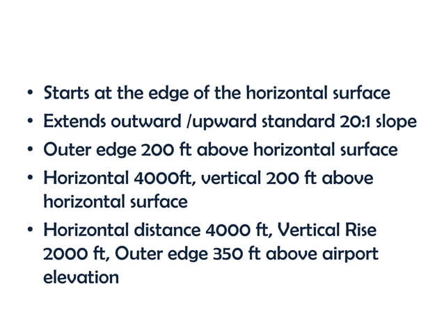 Airfield Imaginary Surfaces | PPTX