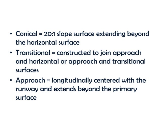 Airfield Imaginary Surfaces | PPTX