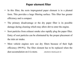 Air filter and types | PDF
