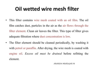 Air filter and types | PDF