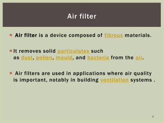 Air filters | PPT