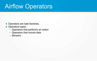 Apache Airflow overview | PPTX