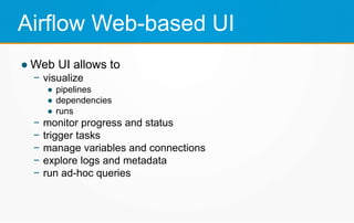 Apache Airflow overview | PPTX