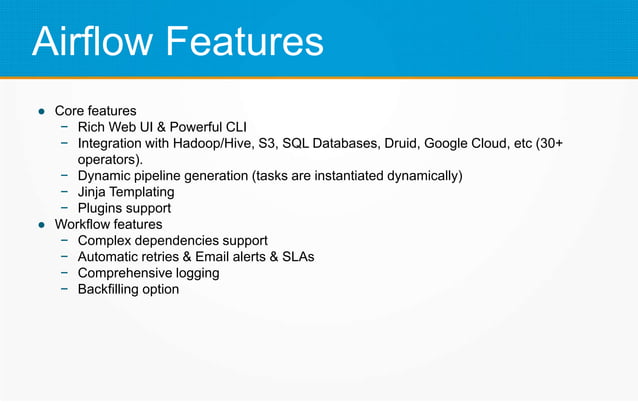 Apache Airflow overview | PPTX