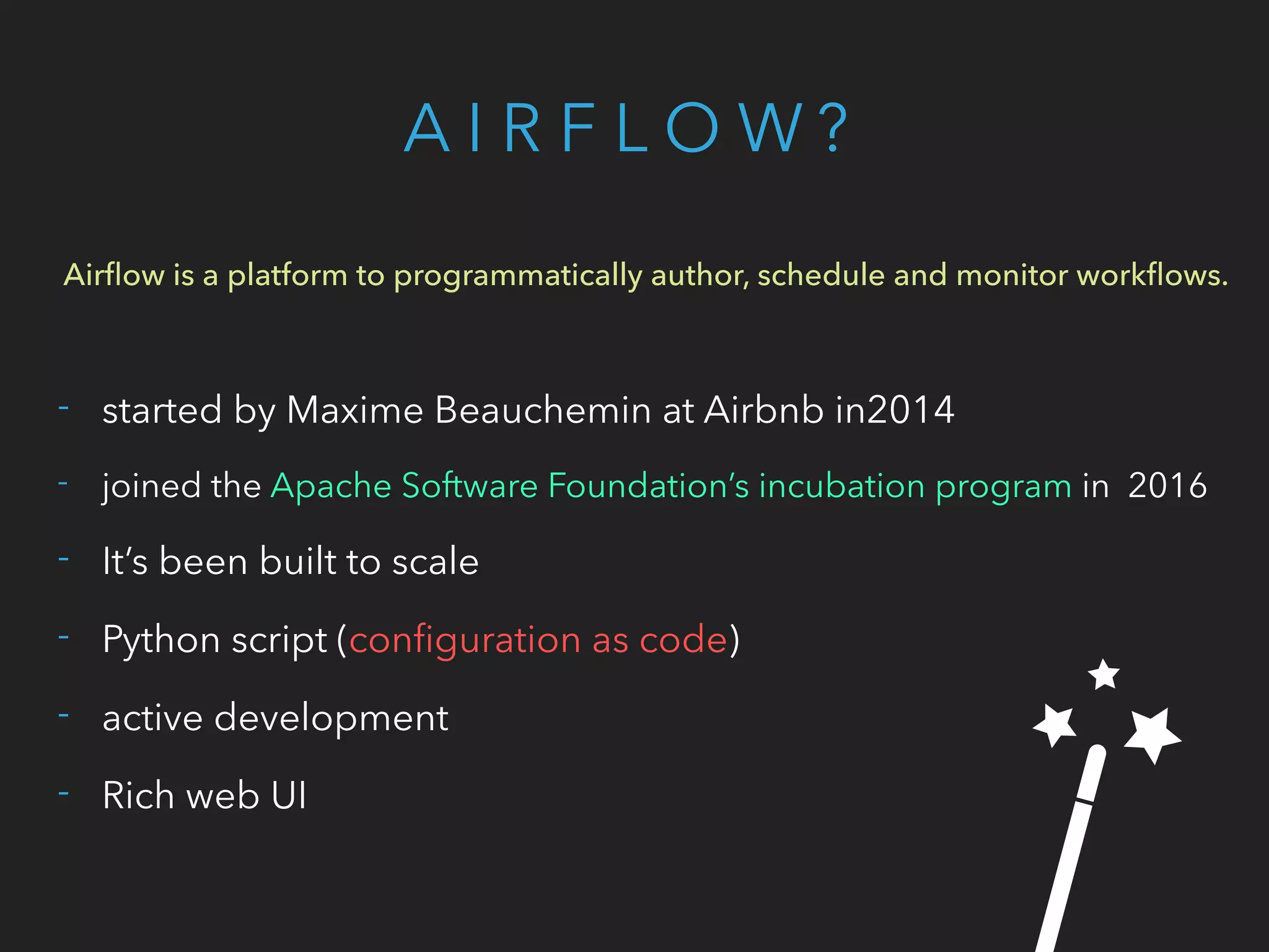 Intro to Airflow: Goodbye Cron, Welcome scheduled workflow management | PDF | Cloud Computing ...