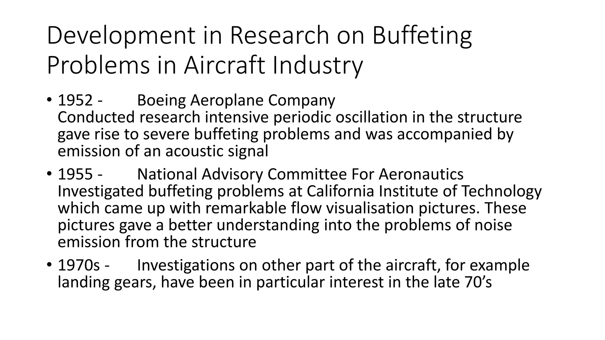 Air Flow Across Cavities (Aircraft Industry) - Gan Chun Chet | PPTX