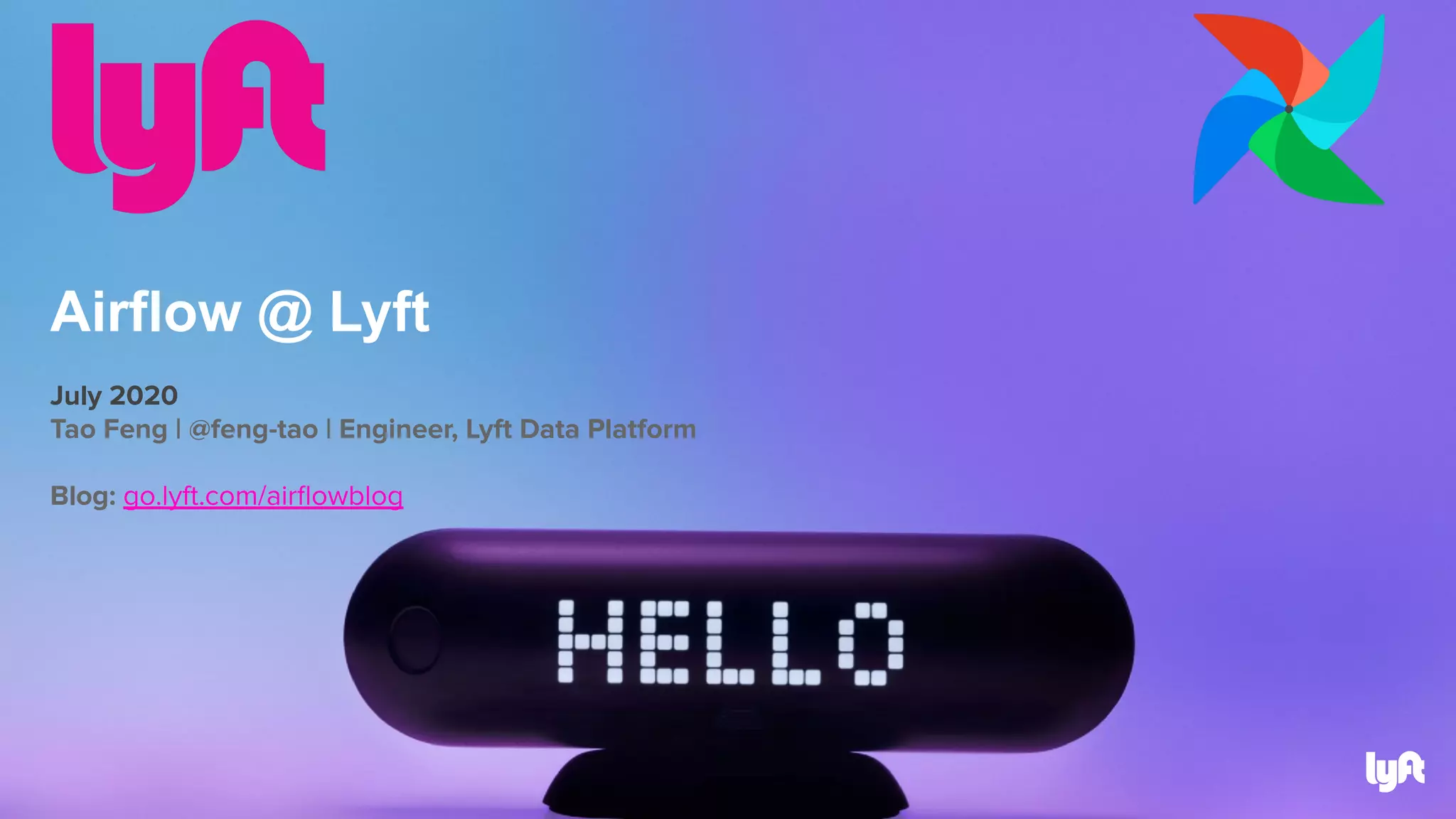 Airflow at lyft for Airflow summit 2020 conference | PDF