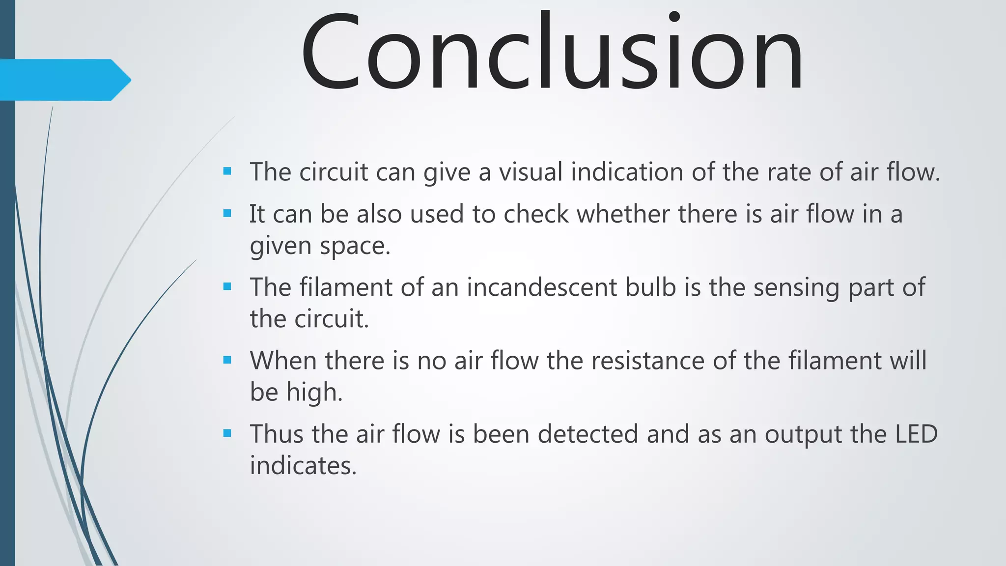 Air Flow Detector | PPTX