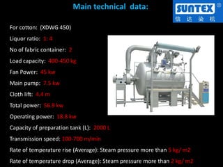 Air flow dyeing machine | PPTX
